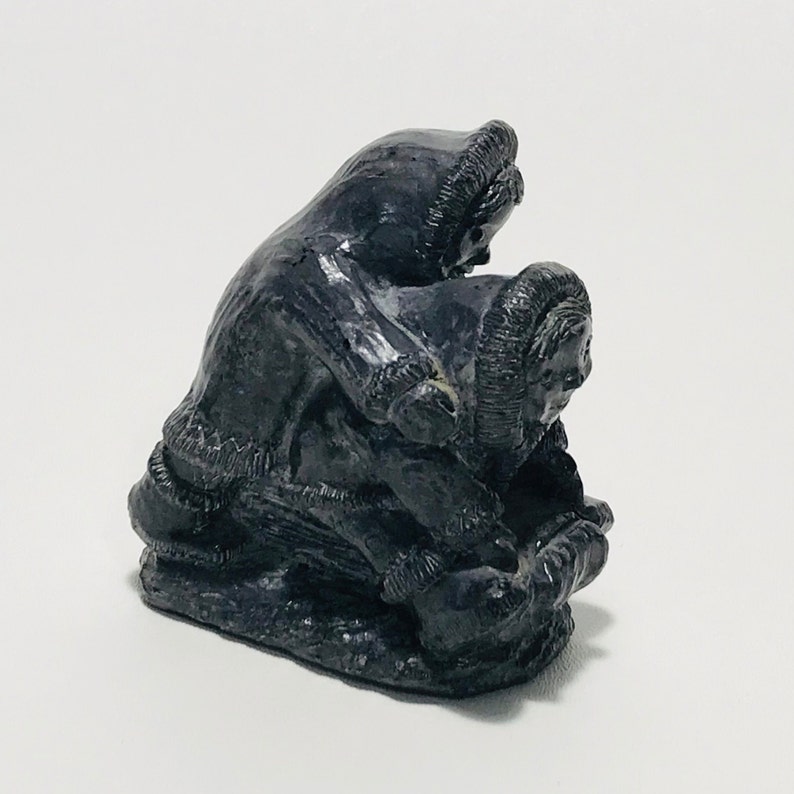 Vtg Inuit Eskimo Art a WOLF ORIGINAL Sculpture Canada Carved - Etsy