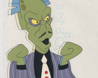 Mighty Mouse Cartoon Production Animation Cel Setup From - Etsy