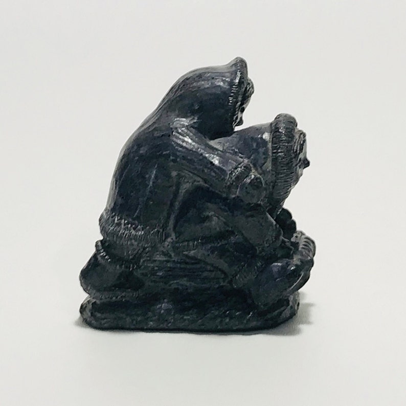 Vtg Inuit Eskimo Art a WOLF ORIGINAL Sculpture Canada Carved - Etsy