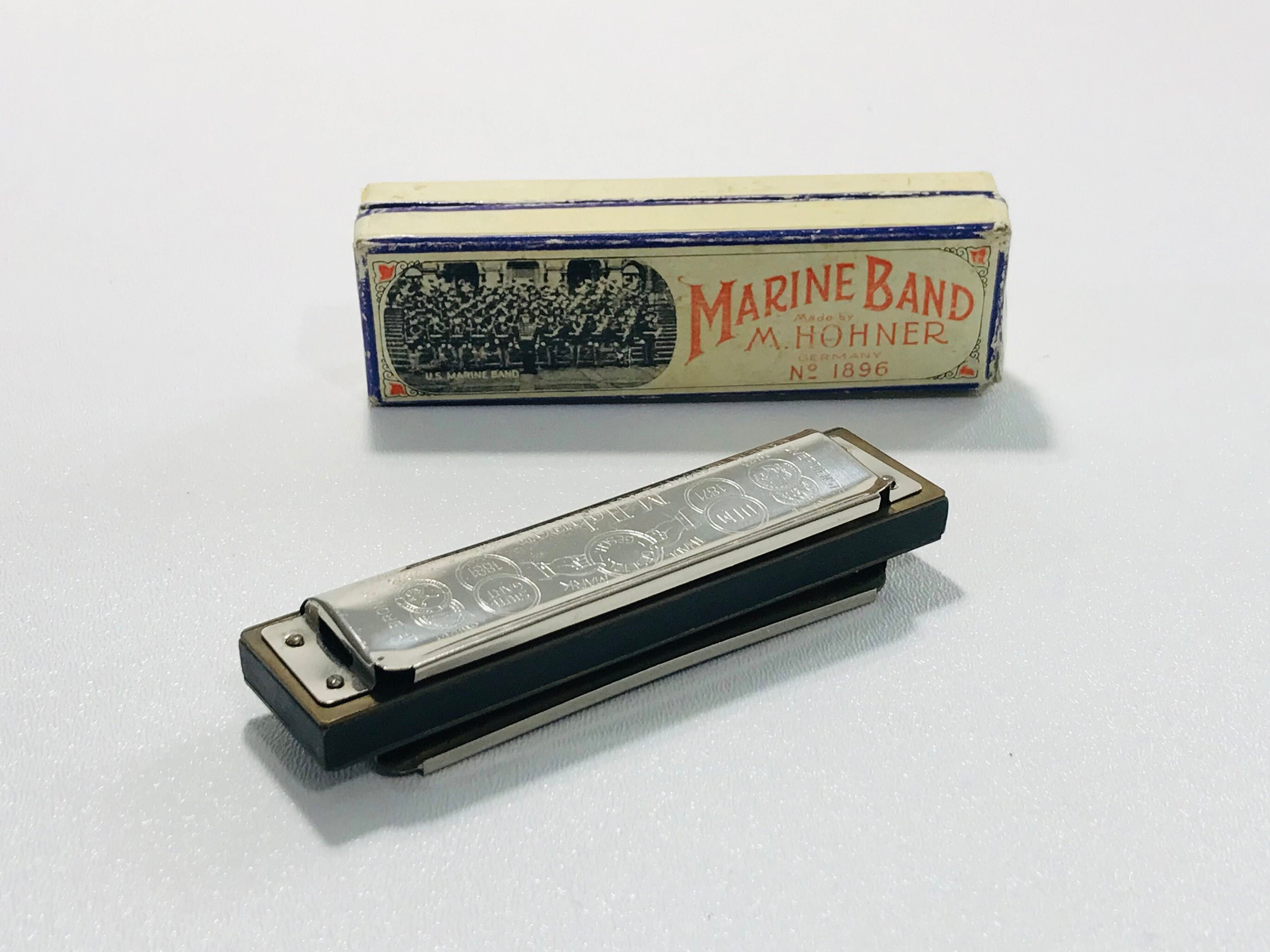 M Hohner Harmonicas Harp MARINE BAND Harmonica Key of F - Etsy