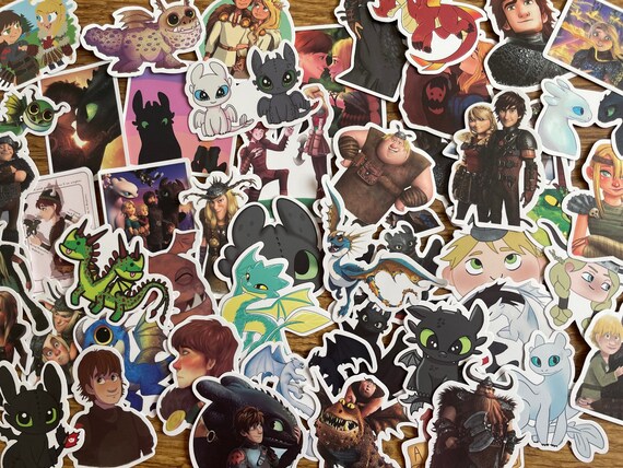 How to Train Your Dragon Stickers Mix of Designs No Repeats. | Etsy