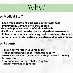 Post-op Surgical Drain Tracker: Mastectomy, Tummy Tuck, BBL (digital ...