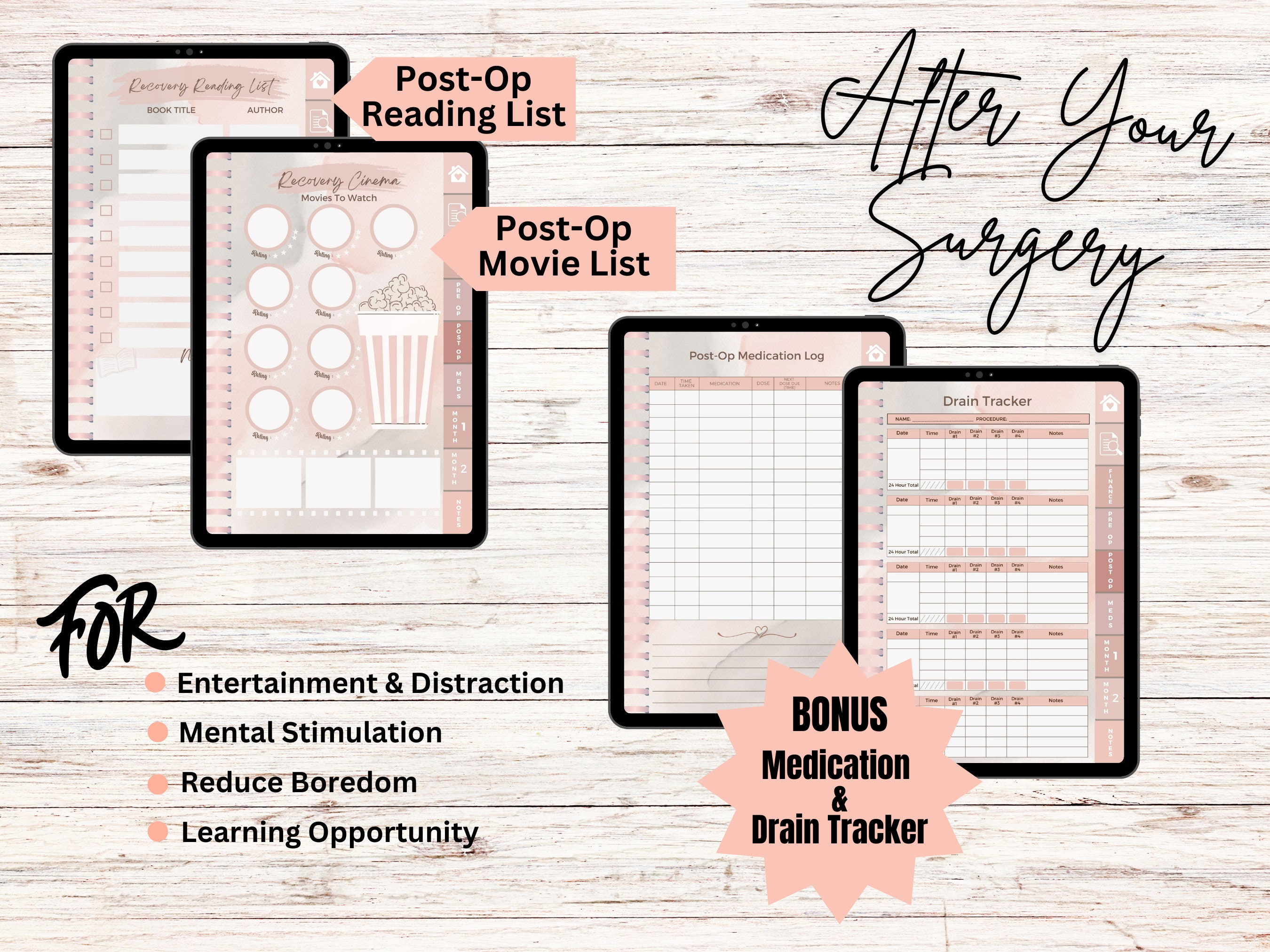 Plastic Surgery Planner Cosmetic Surgery Journal Surgical Checklist ...