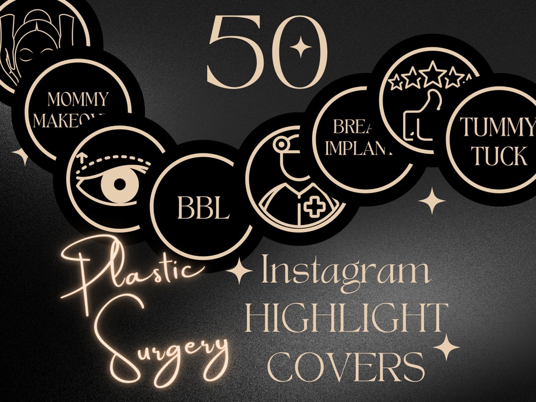 Plastic Surgery Instagram Highlight Covers Instagram Story Templates ...