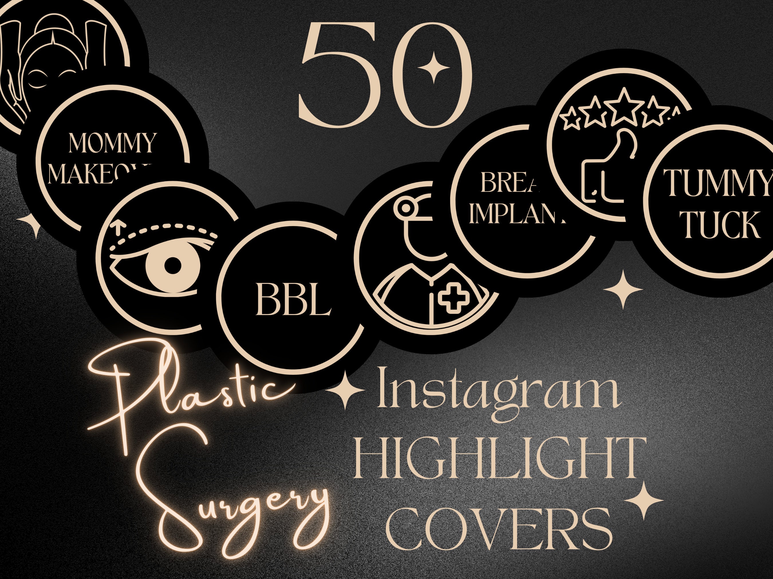 Plastic Surgery Instagram Highlight Covers Instagram Story Templates ...