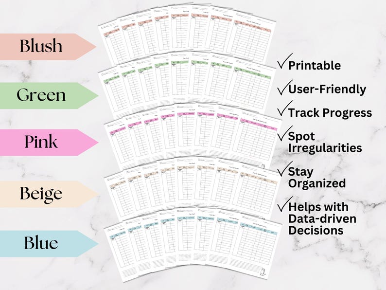 Post Op Tracker Bundle: Surgical Drain, Medication, BP (printable PDF ...