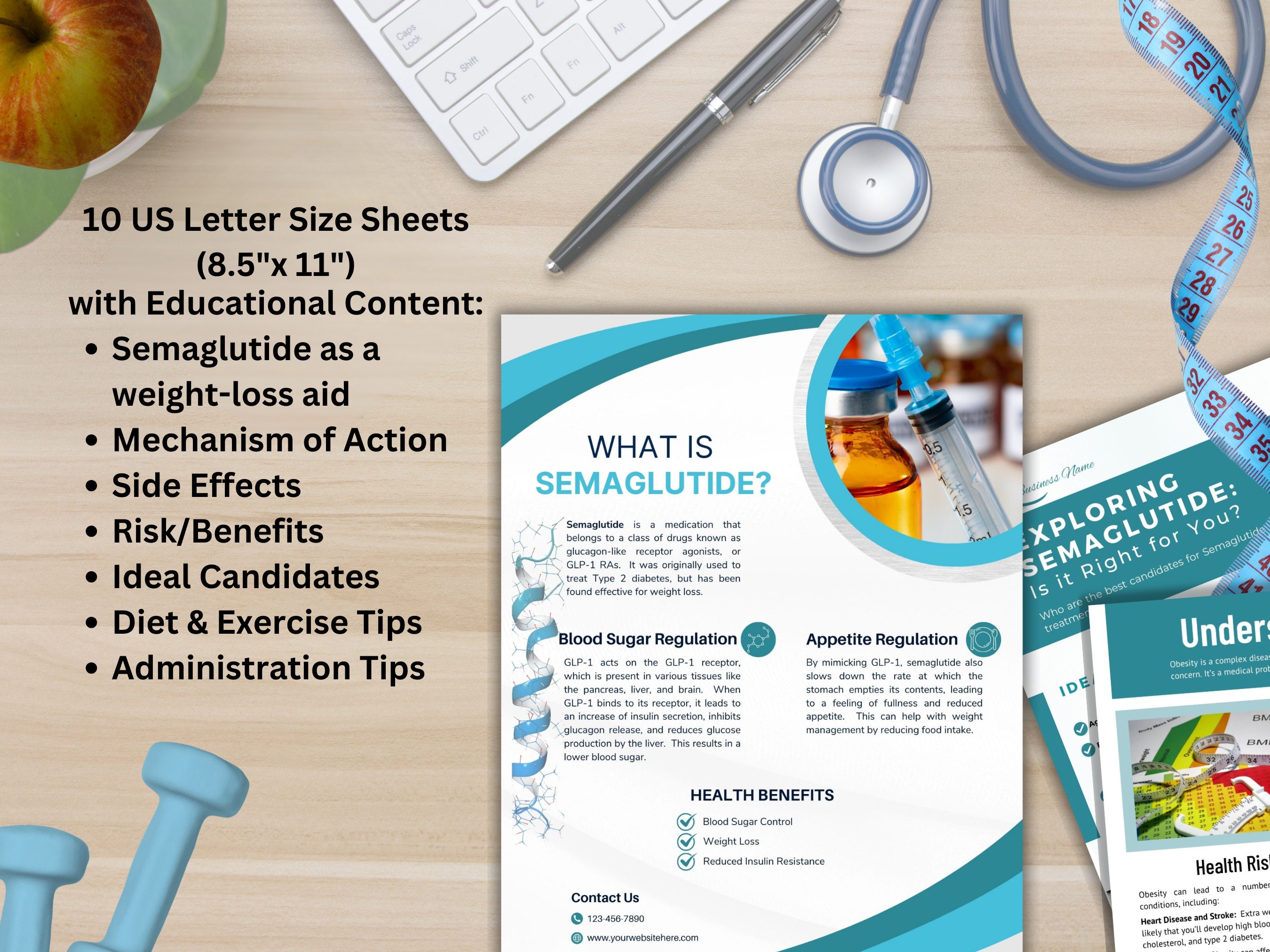 Semaglutide Fact Sheets| Patient Education Flyers| Semaglutide Handouts ...