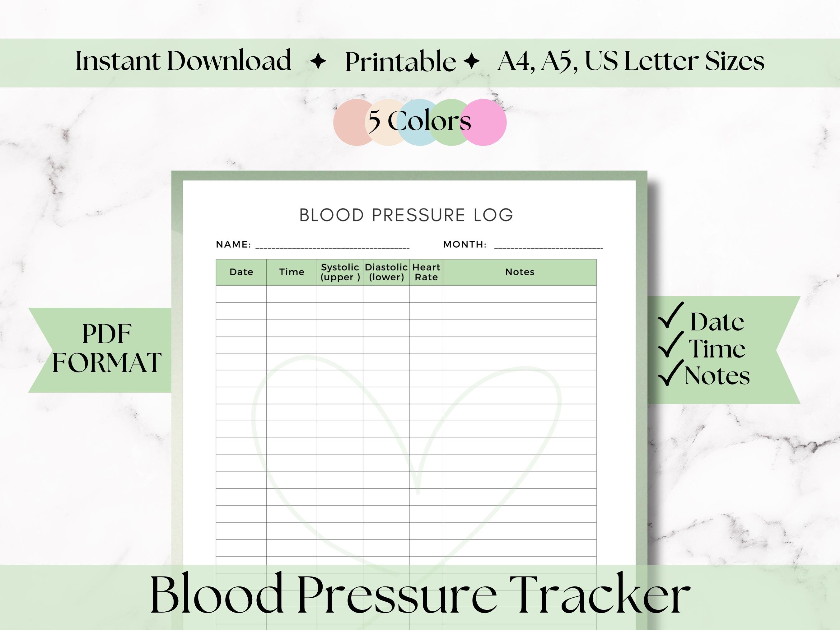 Post Op Tracker Bundle: Surgical Drain, Medication, BP (printable PDF ...