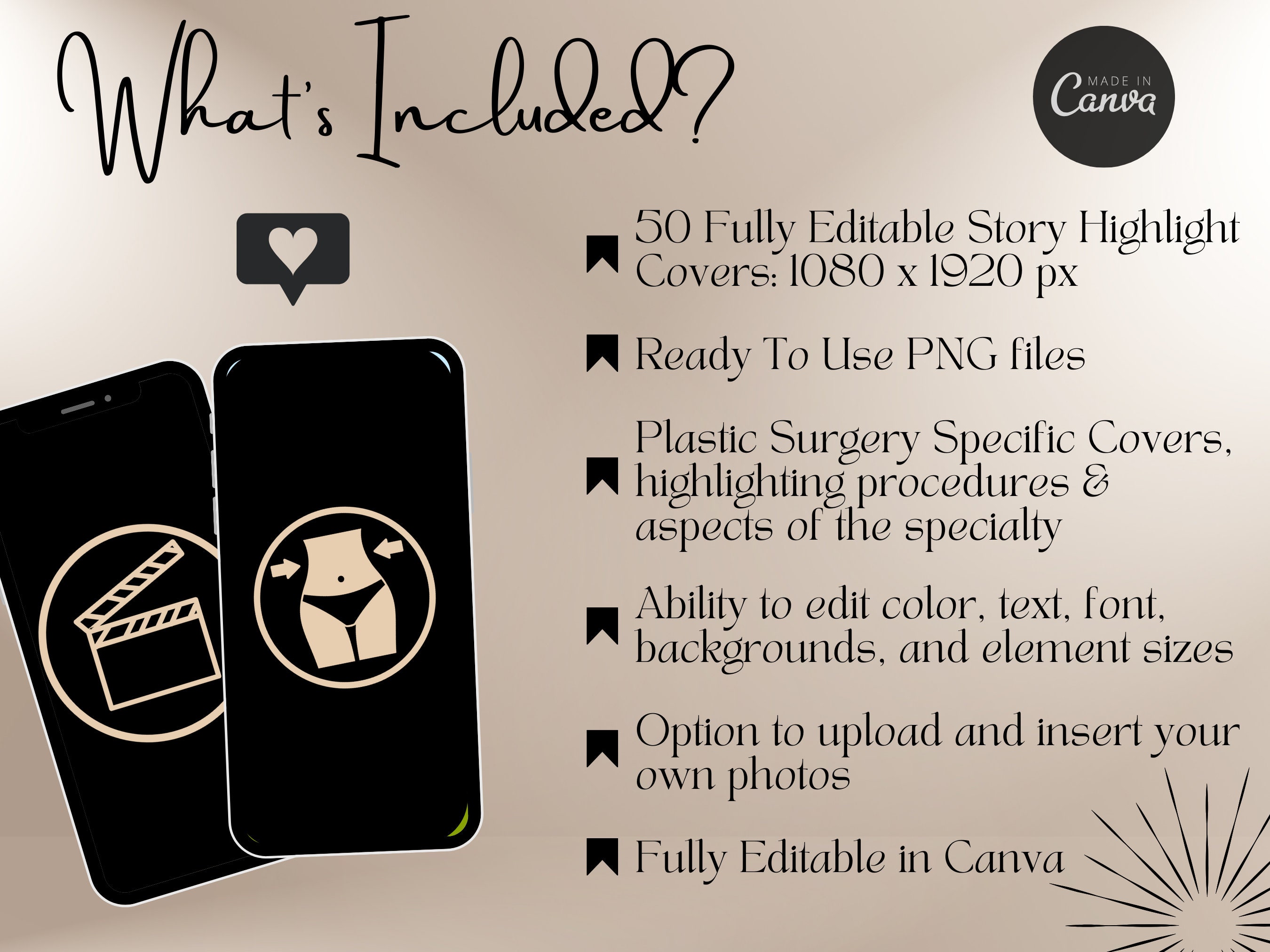 Plastic Surgery Instagram Highlight Covers Instagram Story Templates ...