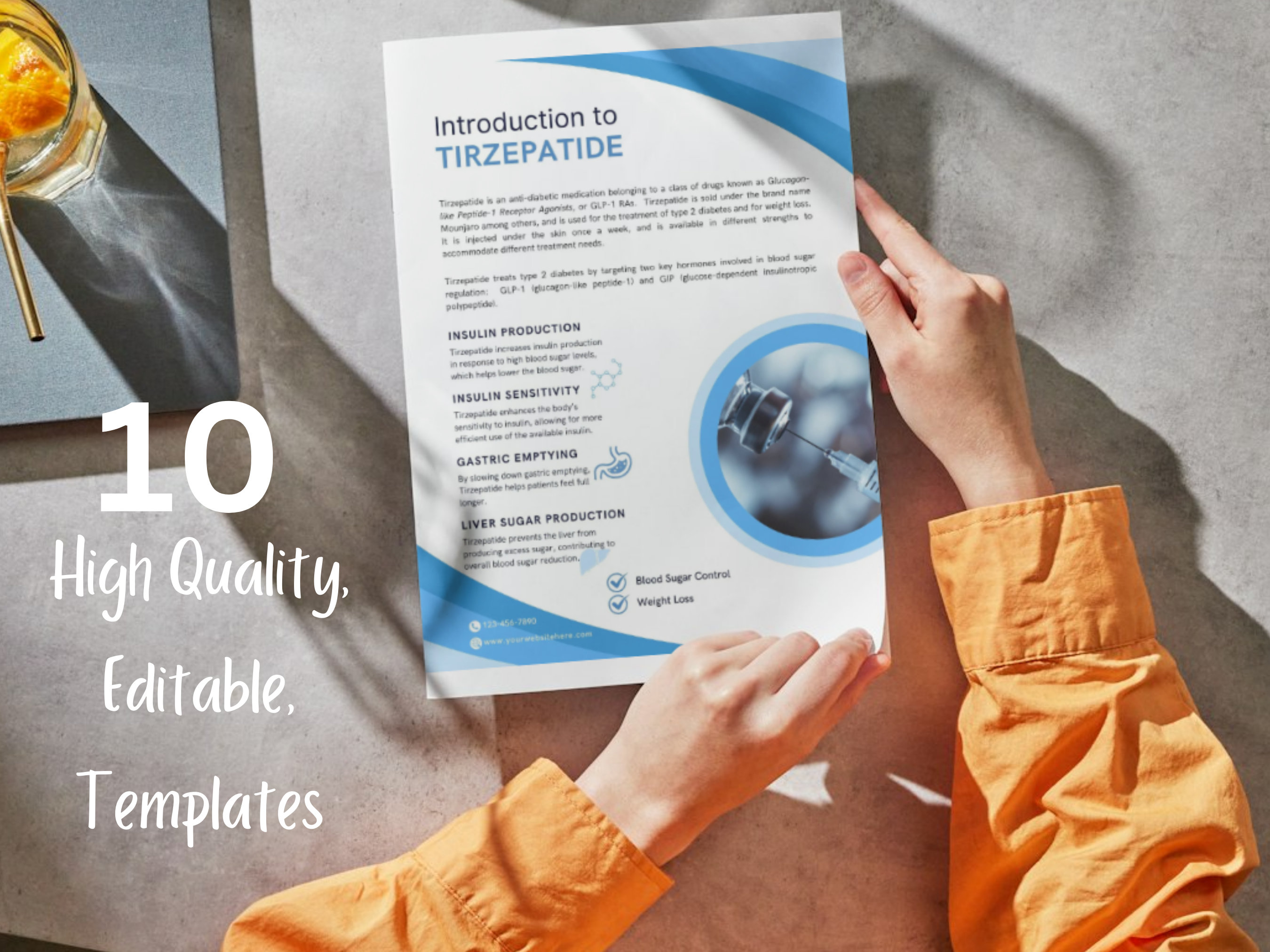 Tirzepatide Patient Education Handouts: Weight Loss Injection Guide ...