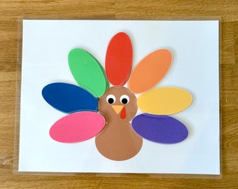 Turkey Activity Pack Thanksgiving Preschool (Instant Download) - Etsy