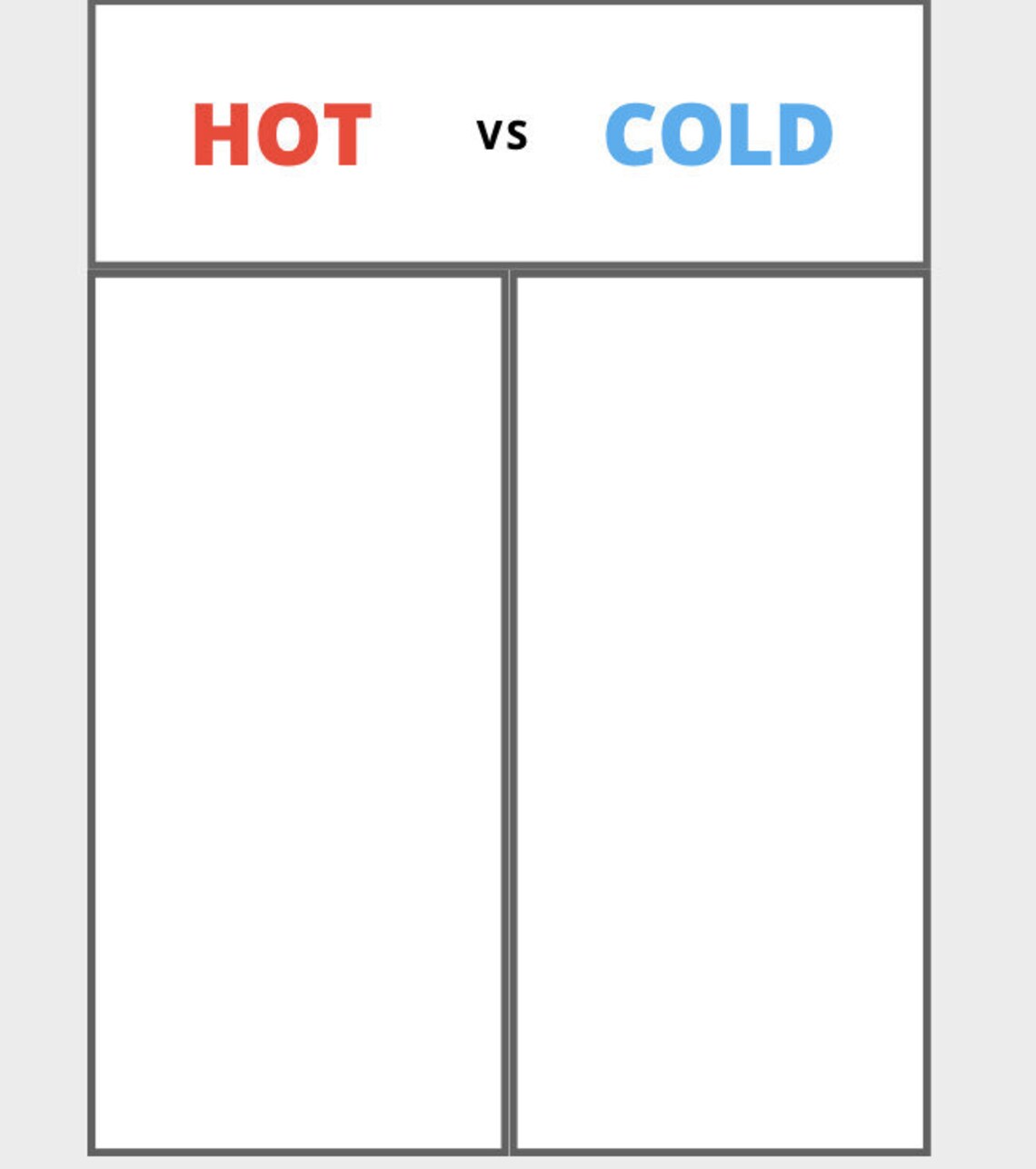 Hot Versus Cold Sorting Printable Busy Book Page for Toddlers ...