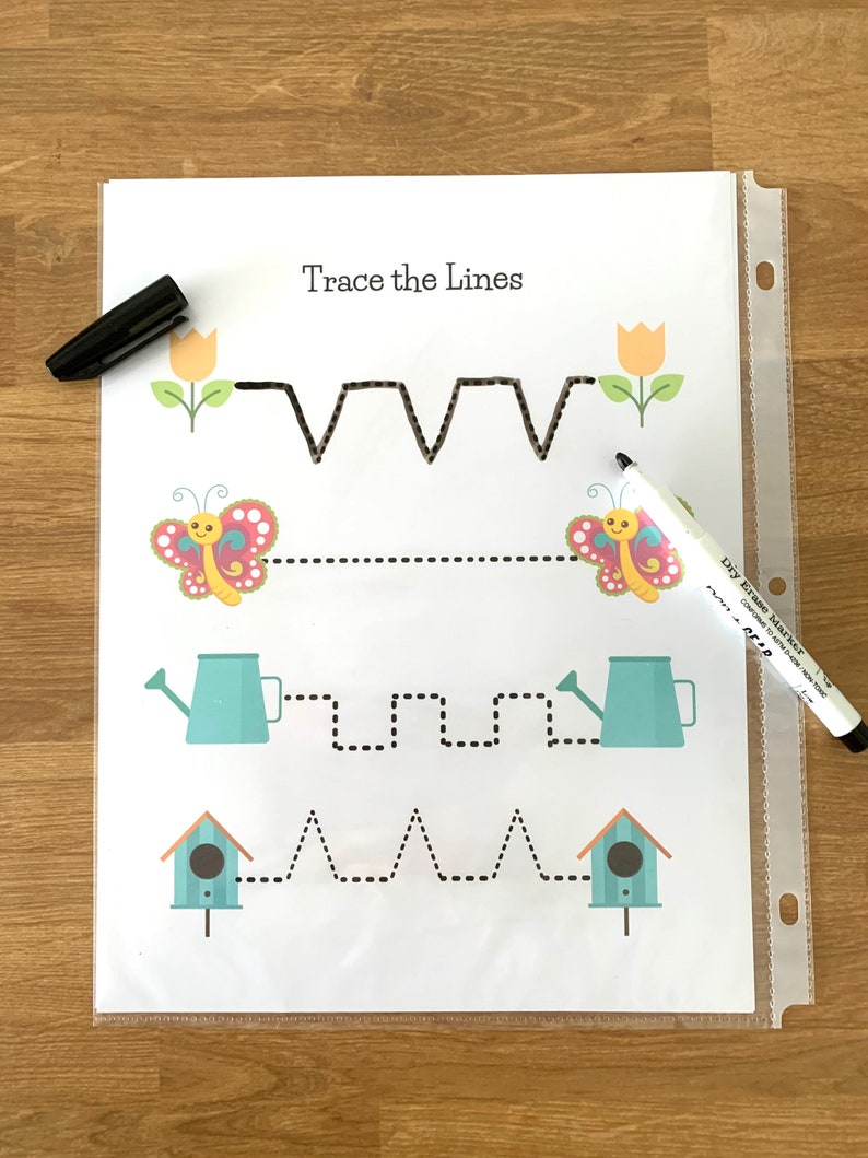 Printable Spring Busy Book Pages, Toddlers, Preschool, and Homeschool ...