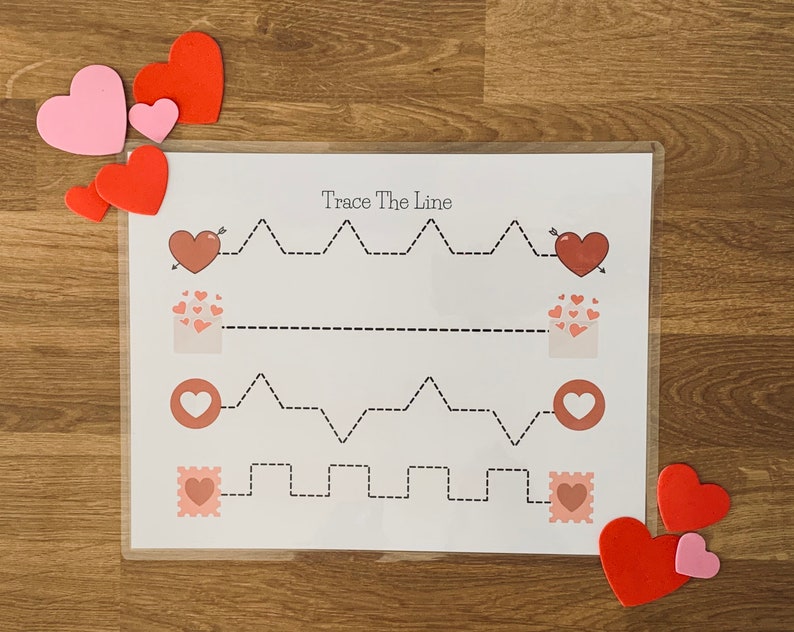 Printable Valentines Day Busy Book Pages for Toddler, Preschool, and ...