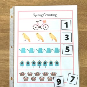 Printable Spring Busy Book Pages, Toddlers, Preschool, and Homeschool ...
