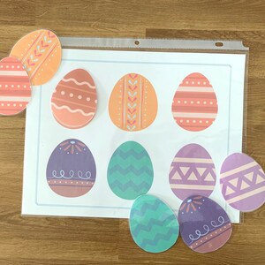 Printable Easter Busy Book Pages, Preschool, Toddler, Homeschool ...