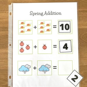 Printable Spring Busy Book Pages, Toddlers, Preschool, and Homeschool ...