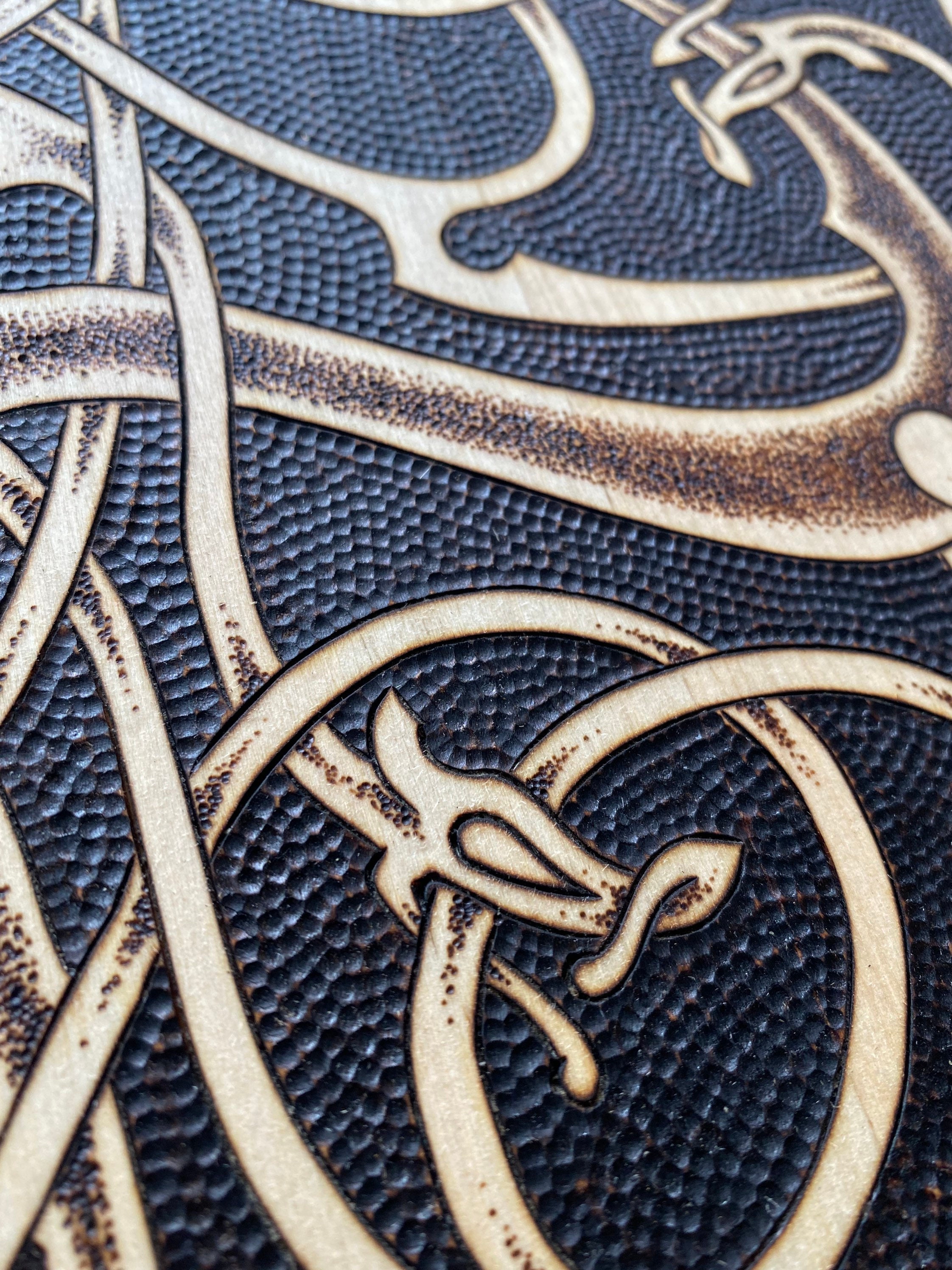 Urns Stave Church Linden Plaque - Etsy