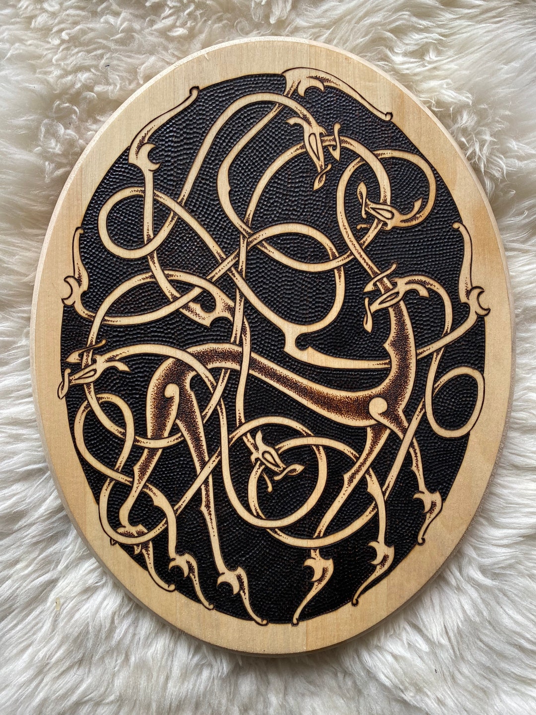 Urns Stave Church Linden Plaque - Etsy