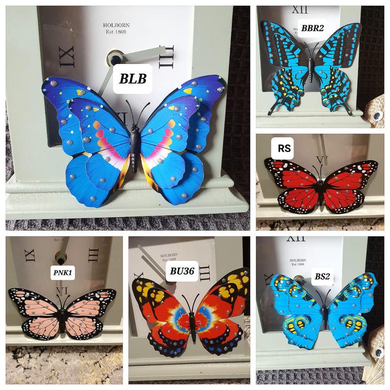 Butterfly Small Magnets - Etsy UK
