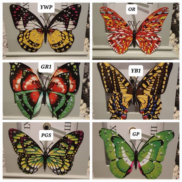 Butterfly Magnets - Etsy