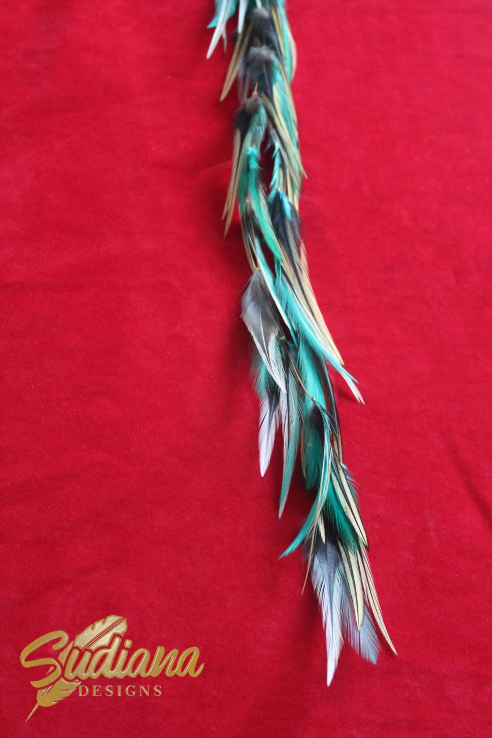 Feather Clip Long Feather Hair Clip Real Feather Natural - Etsy