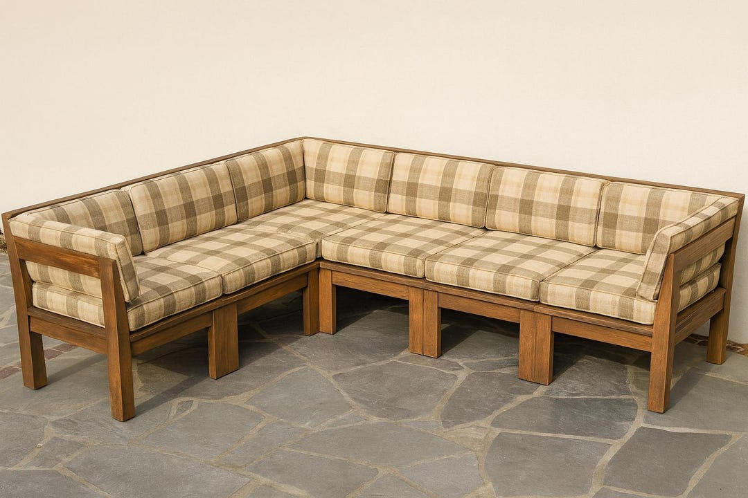 Diy Outdoor Sectional Sofa Plans Modular Patio Seating Wooden Garden