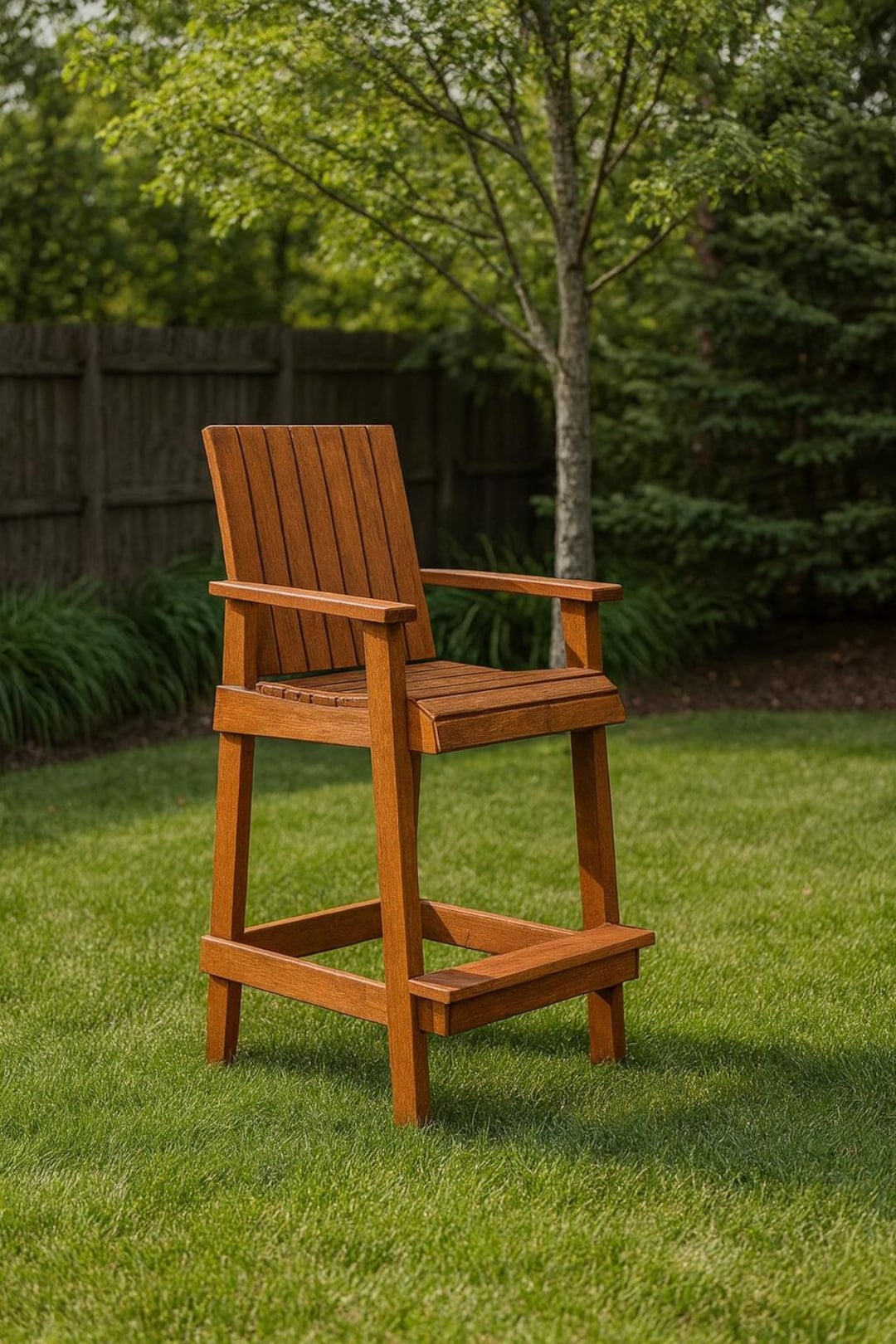 DIY Bar Height Adirondack Chair Plans - Step by Step Adirondack Chair ...