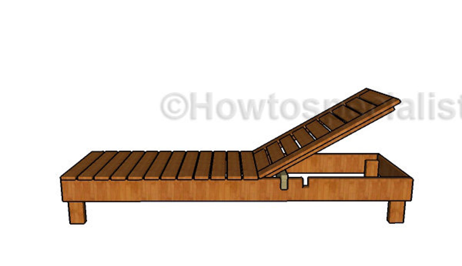 DIY Pool Chair / Beach Chaise Lounge Plans - Etsy