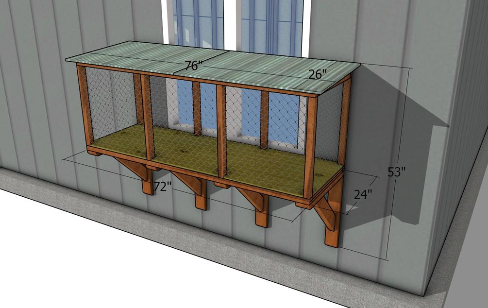 DIY Window Catio Plans - Simple Window Cat Enclosure Plans - PDF ...