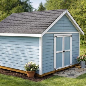 16x16 Gable Shed Plans - PDF Download - Etsy