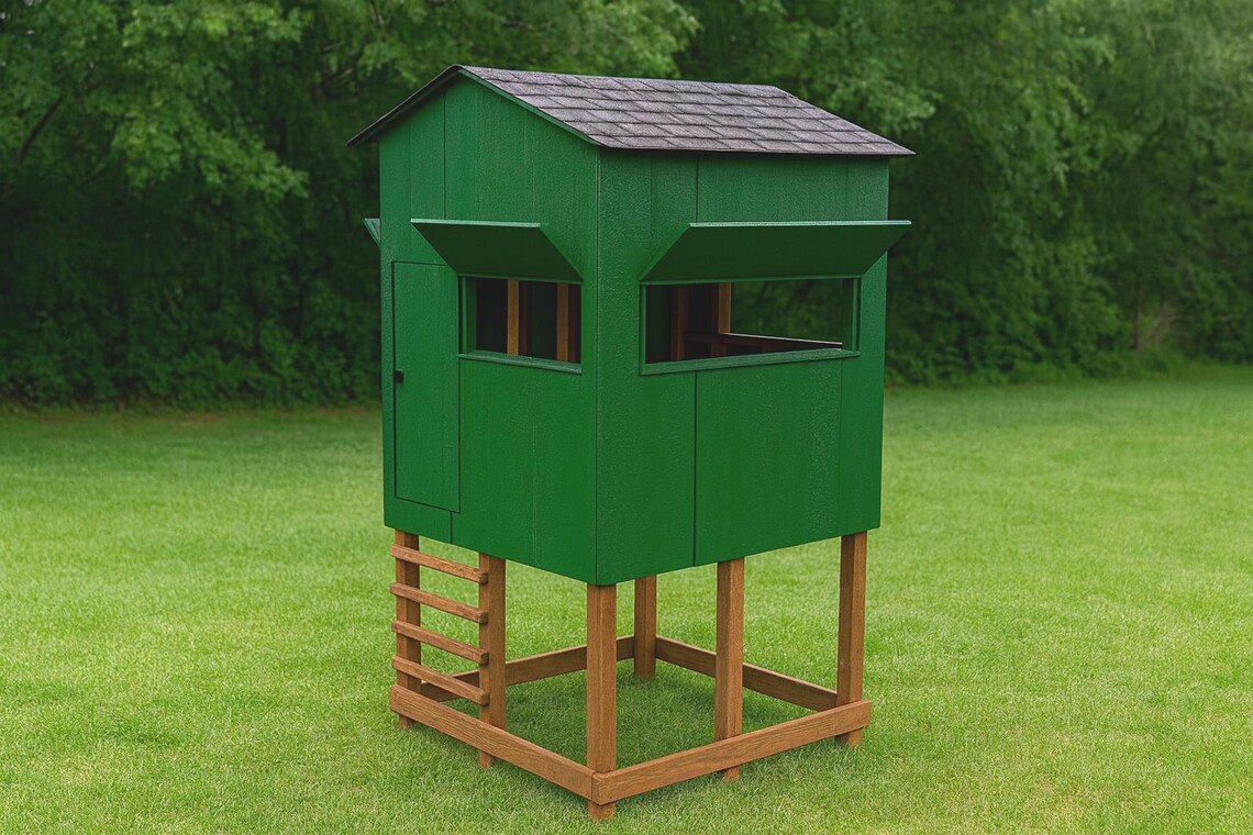 6x6 Elevated Deer Blind Plans - PDF Download - Etsy