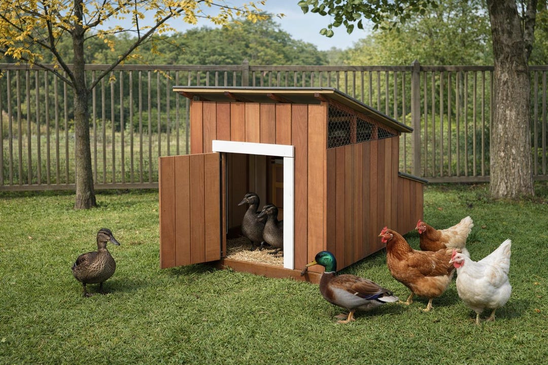 DIY Duck Coop Plans - Duck House Plans - Small Chicken Coop Plans - PDF ...