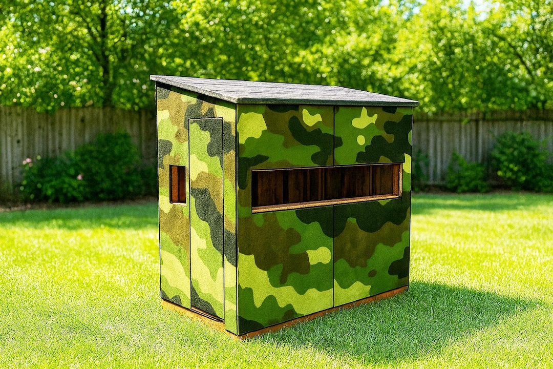 4x8 Deer Stand Plans – Lean-to Roof Hunting Blind - DIY Printable PDF ...