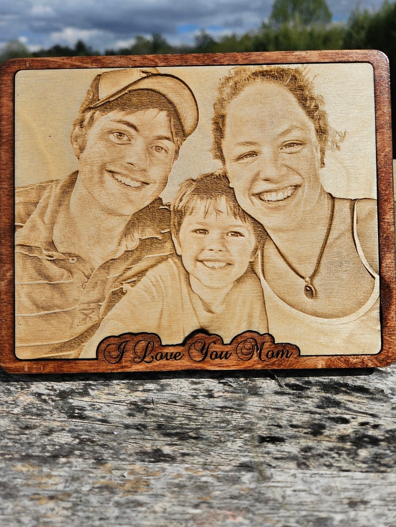 Custom Portrait Engraving/memorial 8x10 - Etsy