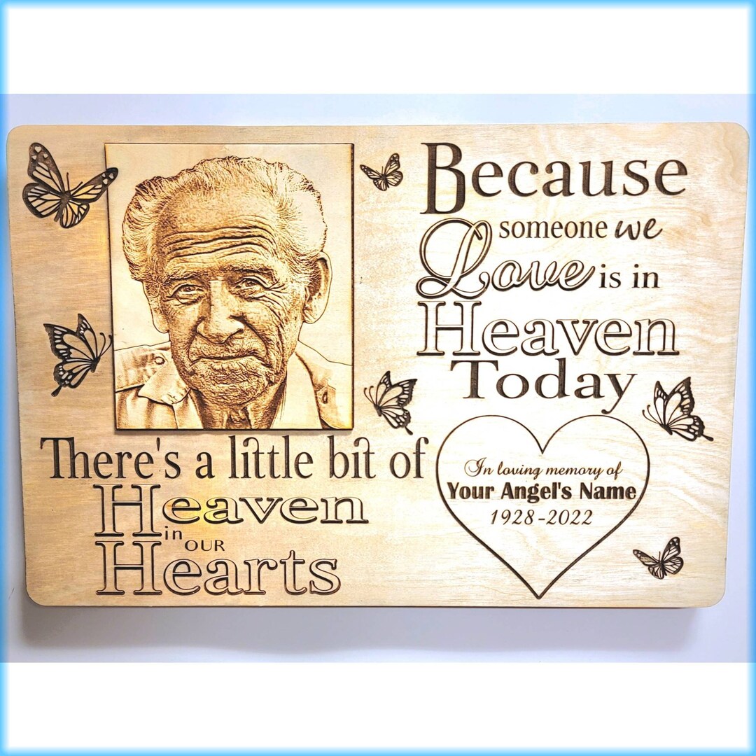 Custom Portrait Engraving/memorial 11X16 Inch - Etsy