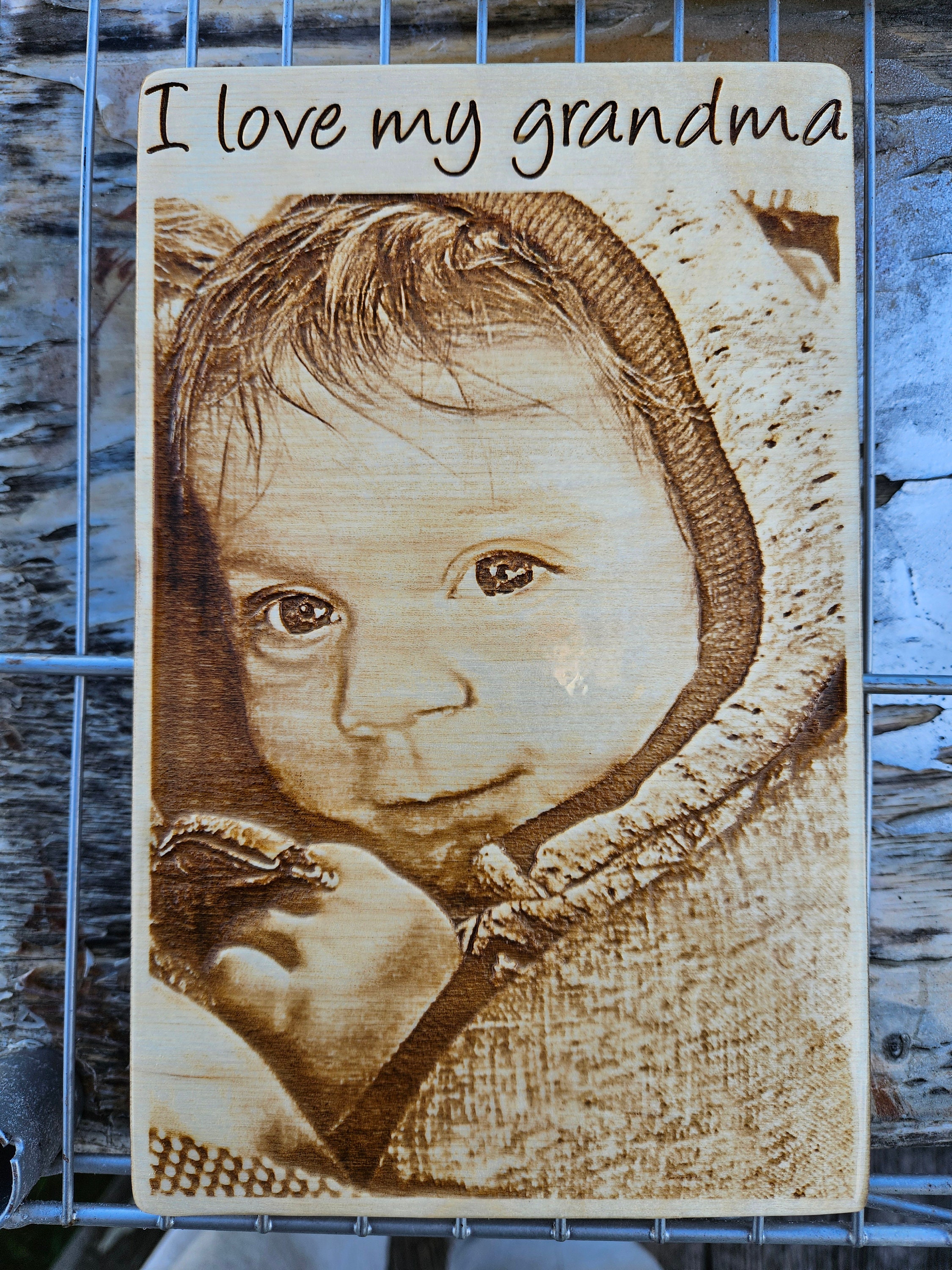 Custom Portrait Engraving/memorial 7x5 - Etsy