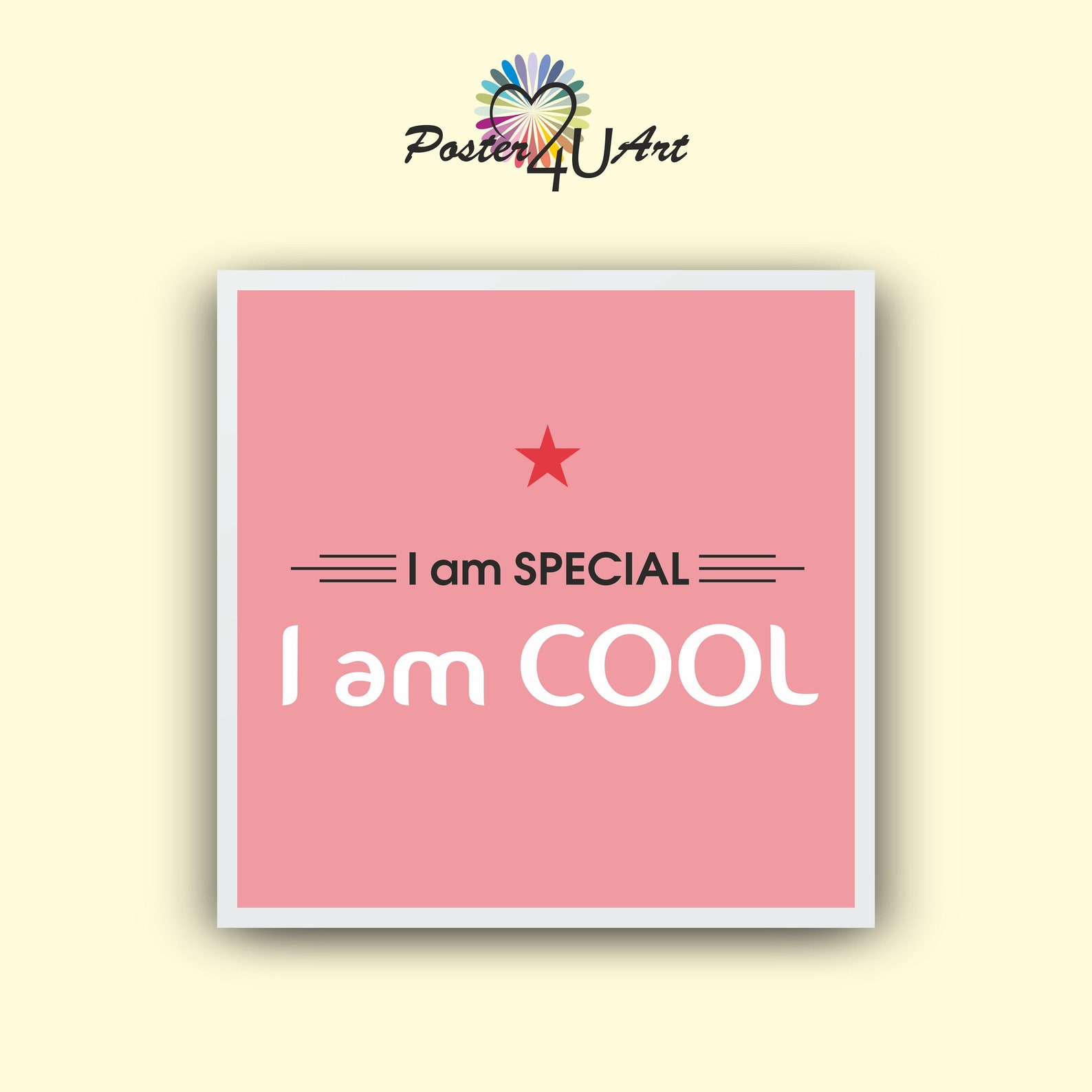 I am SPECIAL I am COOL Affirmation poster Printable wall | Etsy