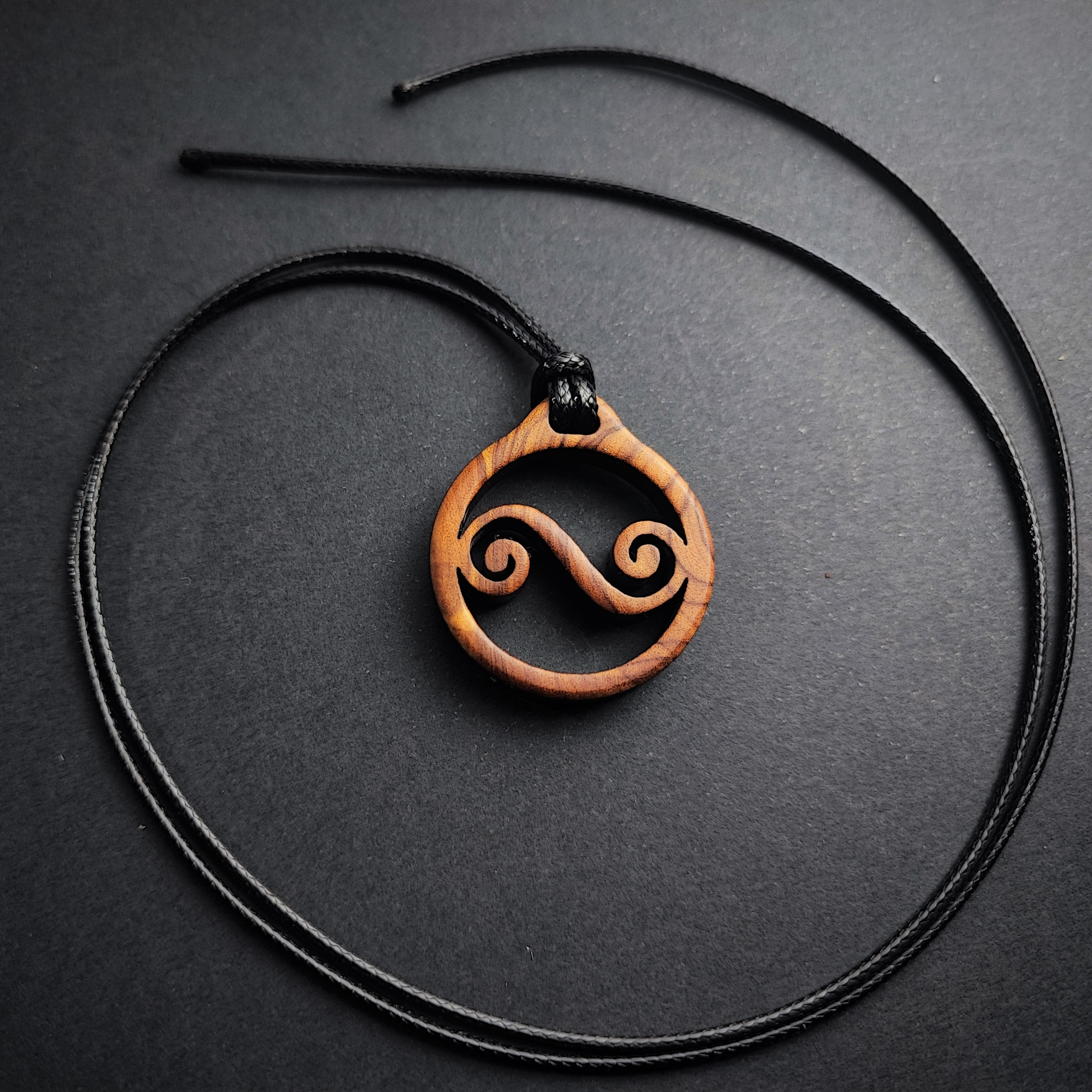Duality. Celtic Symbol Made of Centenary Olive Wood - Etsy