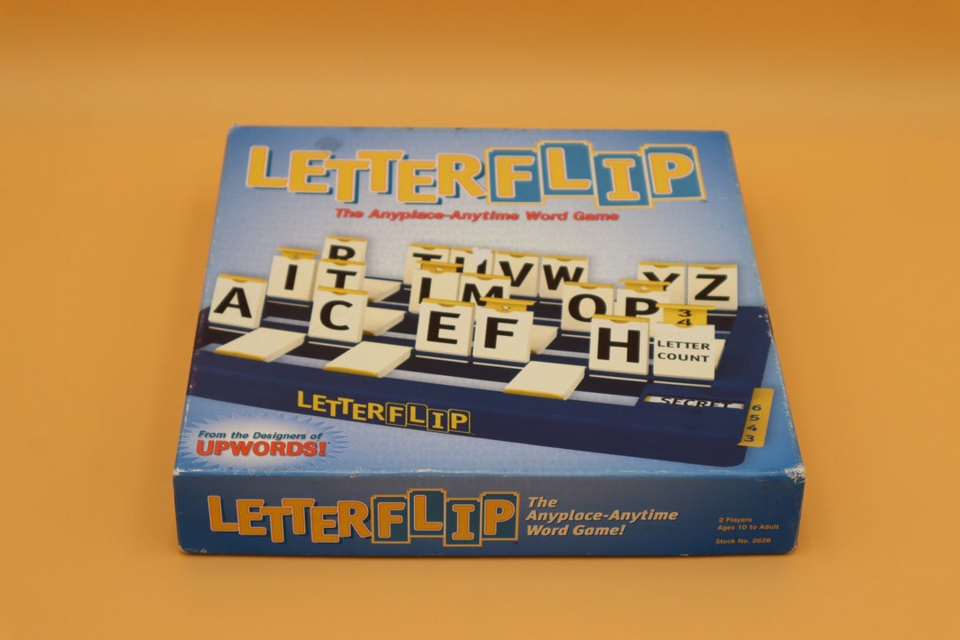 Vintage 2004 Letter Flip Word Game No. 2626 - Etsy