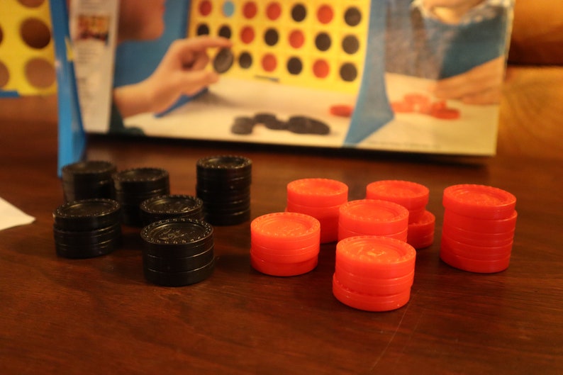 1990 Milton Bradley connect Four Vertical Checkers - Etsy