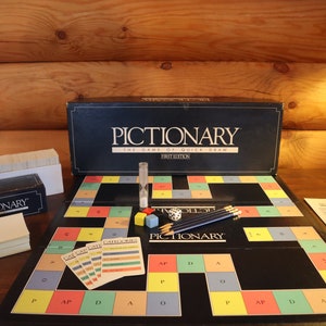 1985 Pictionary First Edition the Game of Quick Draw - Etsy