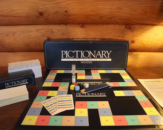 1985 Pictionary First Edition the Game of Quick Draw - Etsy