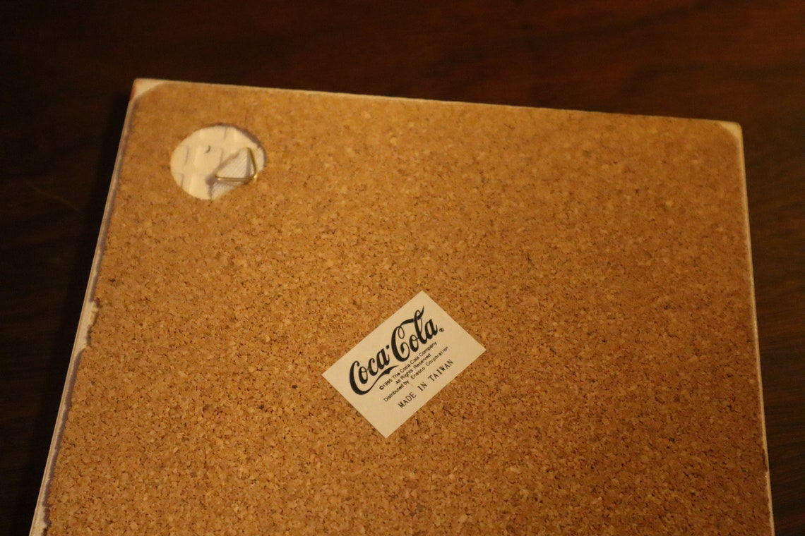 Vintage 1995 Coca Cola Collectible Tile - Etsy