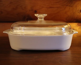 CORNING WARE Microwave Browning White Dish MW-A-10 Pyrex Dome Lid 10 X ...