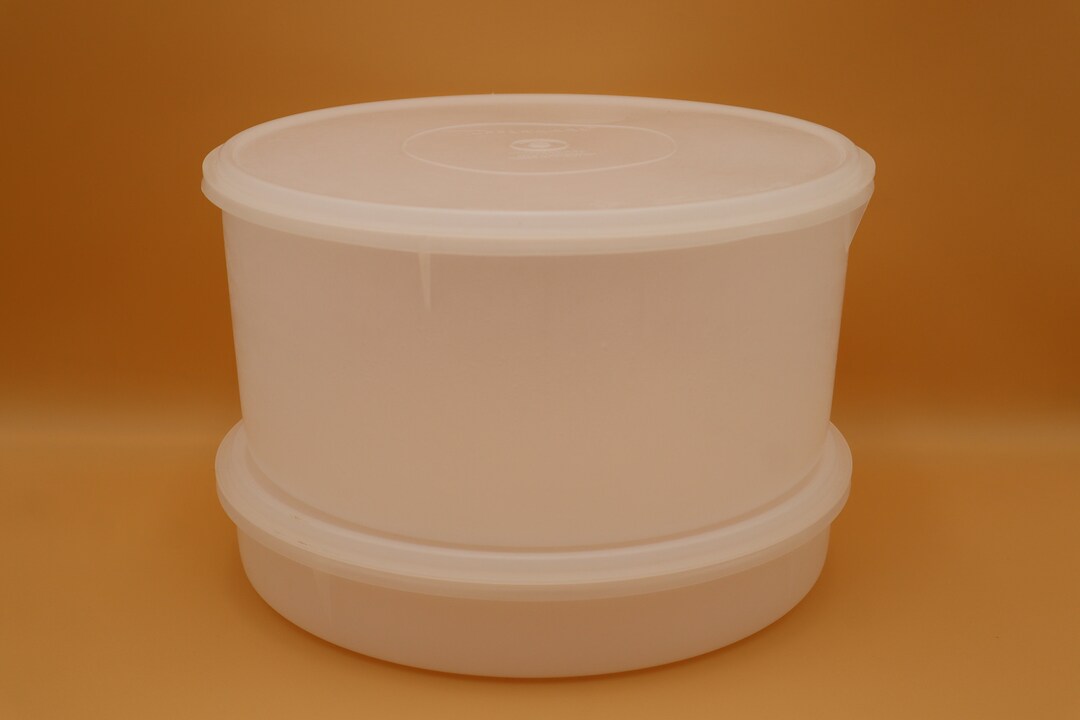 Set of 2 Vintage Tupperware Stacking Storage Containers With Lids (256 ...