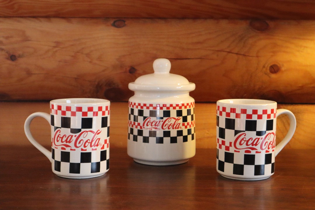 Vintage Coca-cola Dinnerware & Mugs Set - Etsy