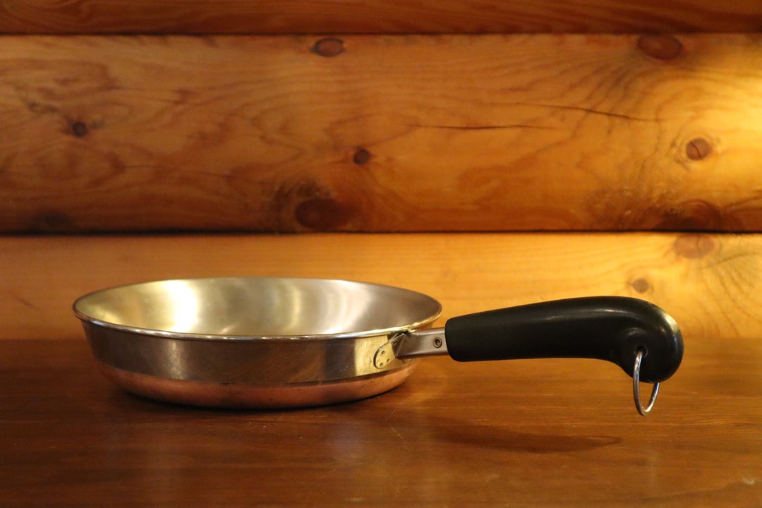 Vintage Copper Bottom Revere Ware 9" Frying Pan - Etsy