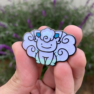 Cute Face Ice Fox - Hard Enamel Pin - Etsy