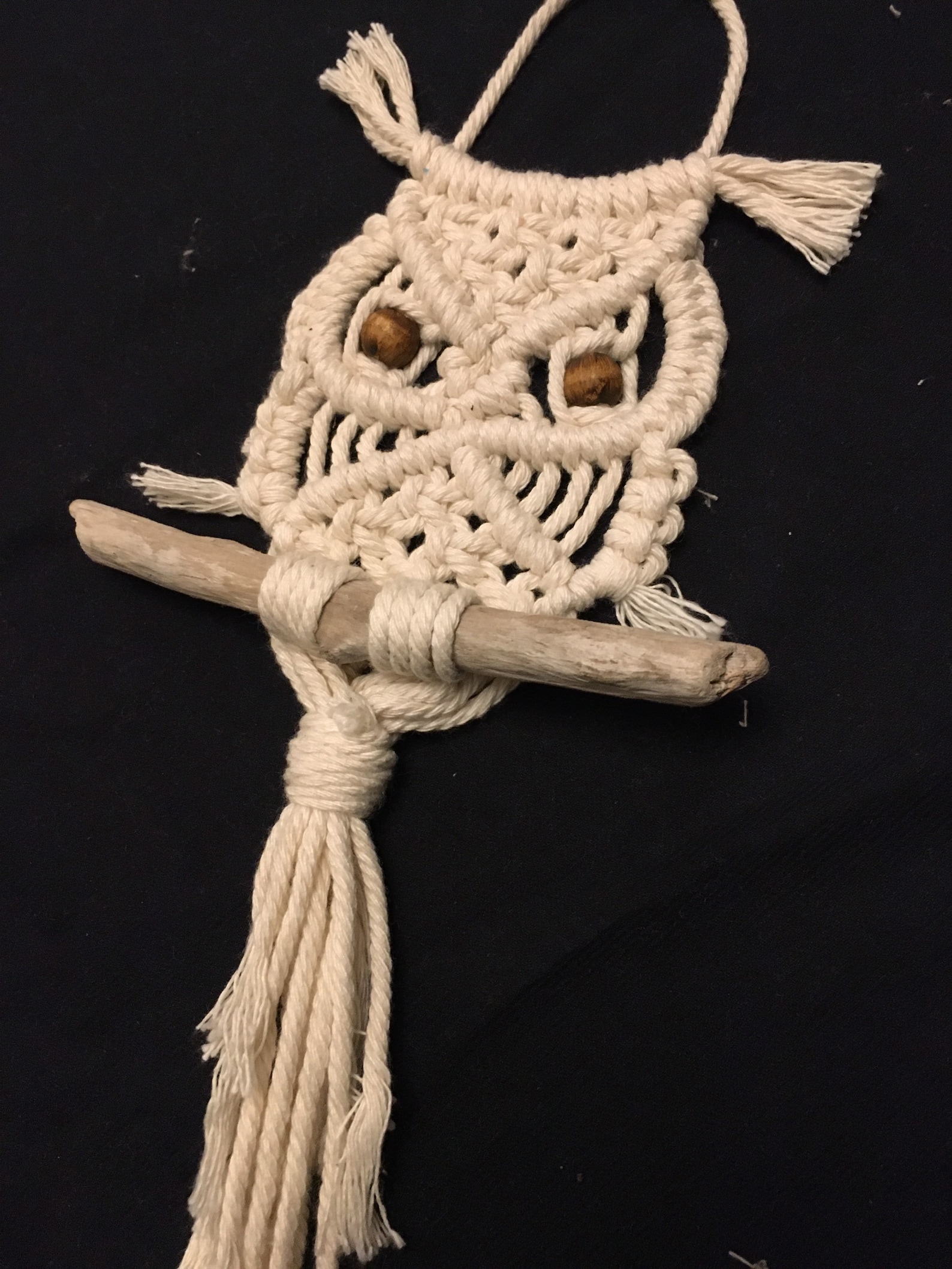 Macrame Owl, Macrame Owl in the UK, Macrame Owl Wall Hanger, Driftwood ...